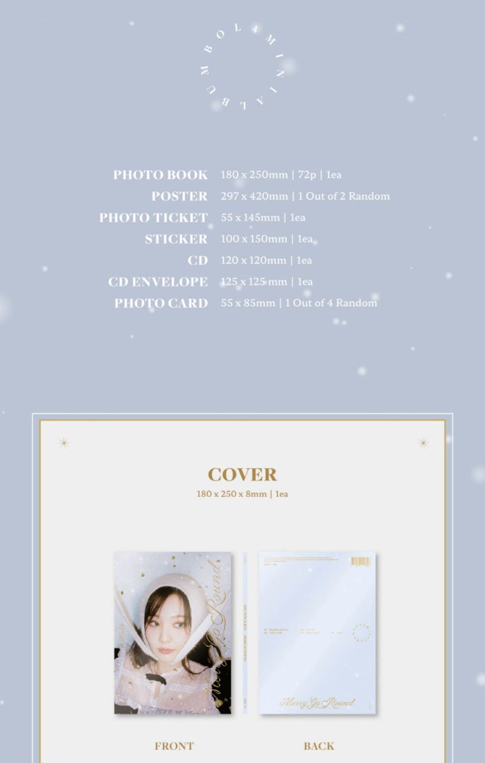 BOL4 - MERRY GO ROUND (MINI ALBUM) — Nolae BOL4 - MERRY GO ROUND (MINI ALBUM) — Nolae