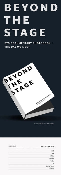 BTS - BEYOND THE STAGE BTS DOCUMENTARY PHOTOBOOK "THE DAY WE MEET" — Nolae