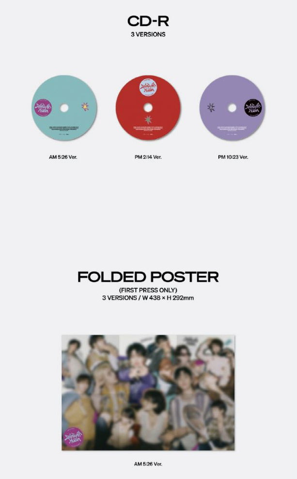 SEVENTEEN - SEVENTEENTH HEAVEN (11TH MINI ALBUM) + Soundwave Bookmark ...