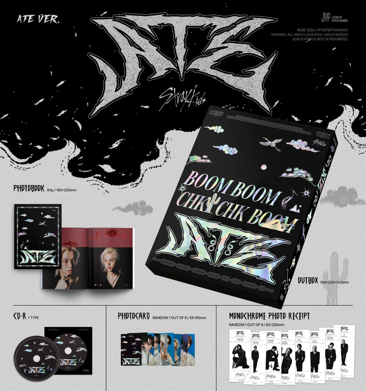 STRAY KIDS - ATE (9TH MINI ALBUM) ATE VER. (LIMITED)