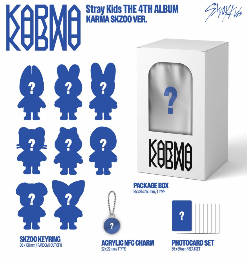 STRAY KIDS - KARMA (SKZOO VER.) + BDM Photocard