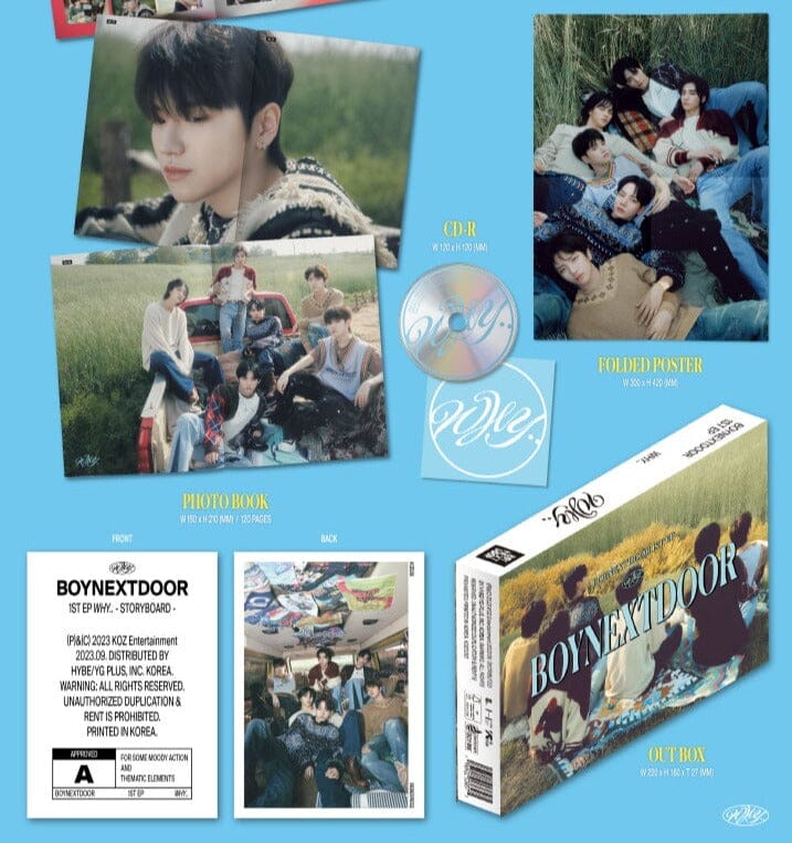 BOYNEXTDOOR - WHY.. (1ST EP ALBUM) STANDARD VER. — Nolae