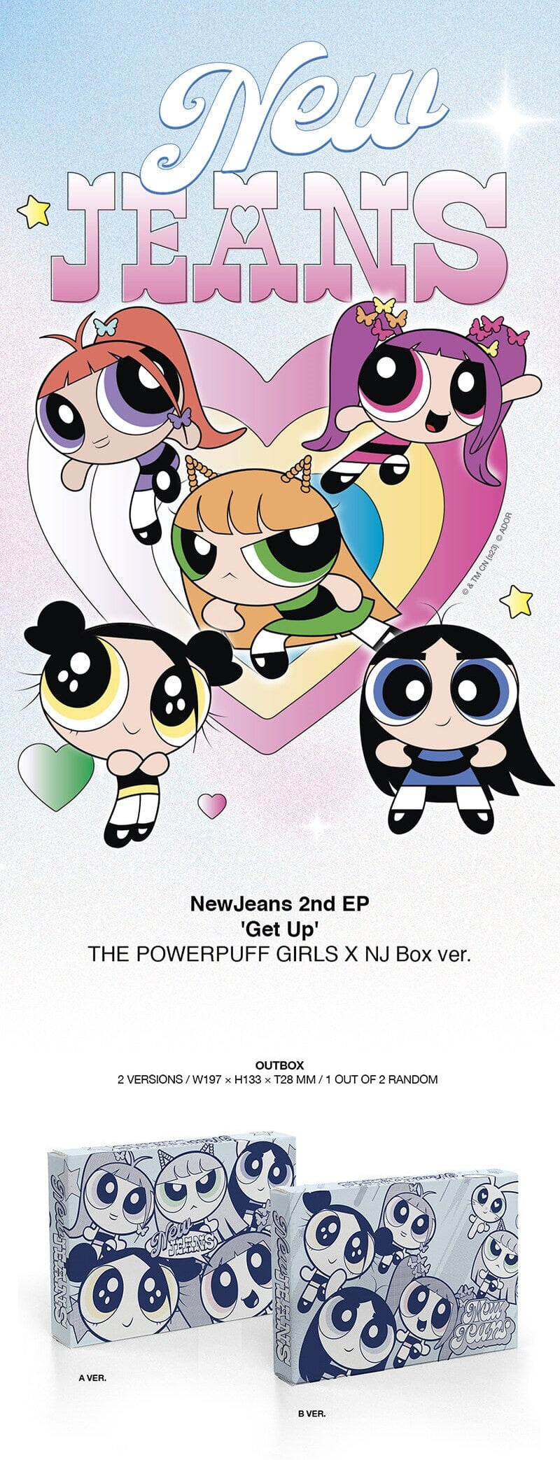 NewJeans – 2nd EP Get Up (The POWERPUFF GIRLS X NJ Box) — Nolae