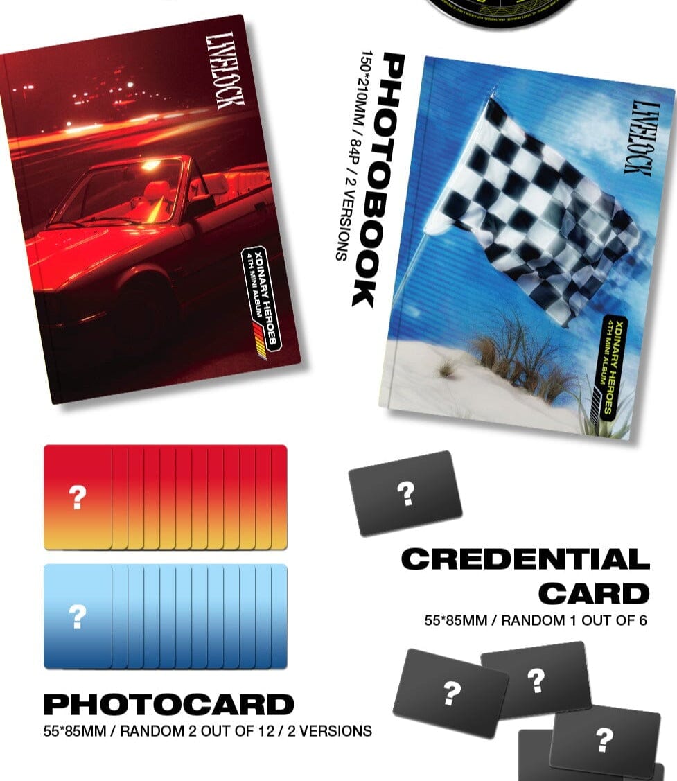 XDINARY HEROES – LIVELOCK (4TH MINI ALBUM) STANDARD VER. — Nolae